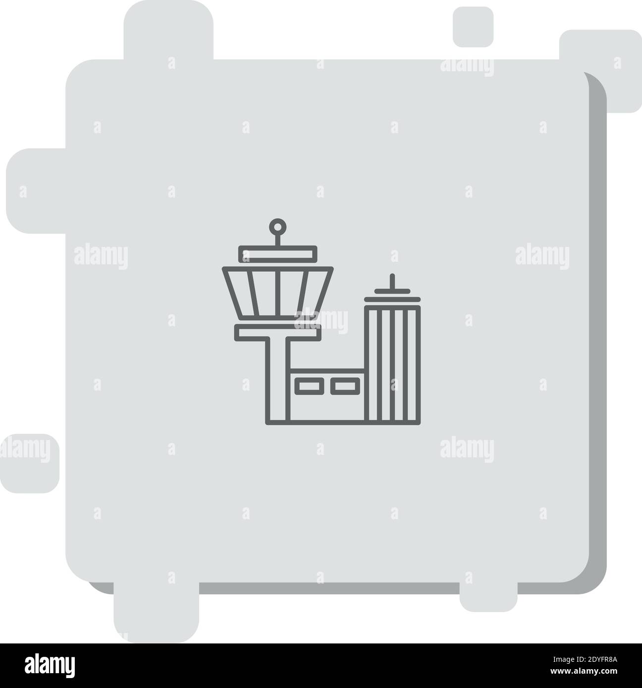 control tower vector icon modern simple vector illustration Stock ...