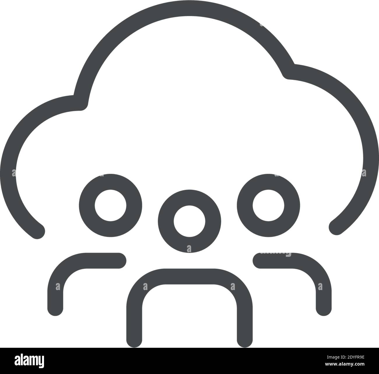 shared folder vector icon modern simple vector illustration Stock ...