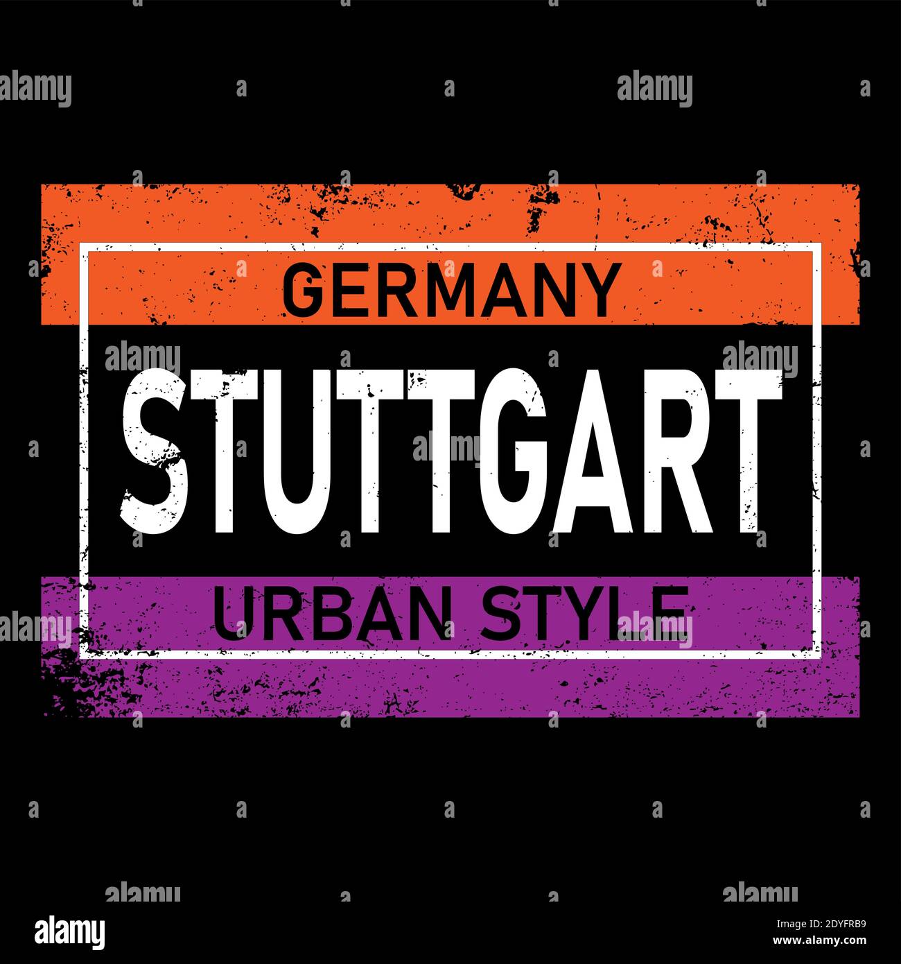 Stuttgart vector lettering in German, it's German name of Stuttgart ...