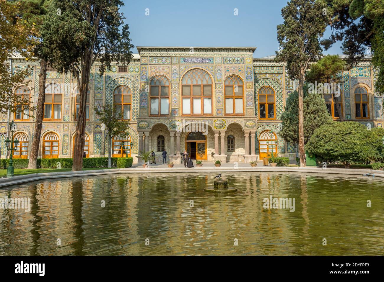 Talar-e-Salam building of Golestan Palace in Tehran, Iran,which is a ...