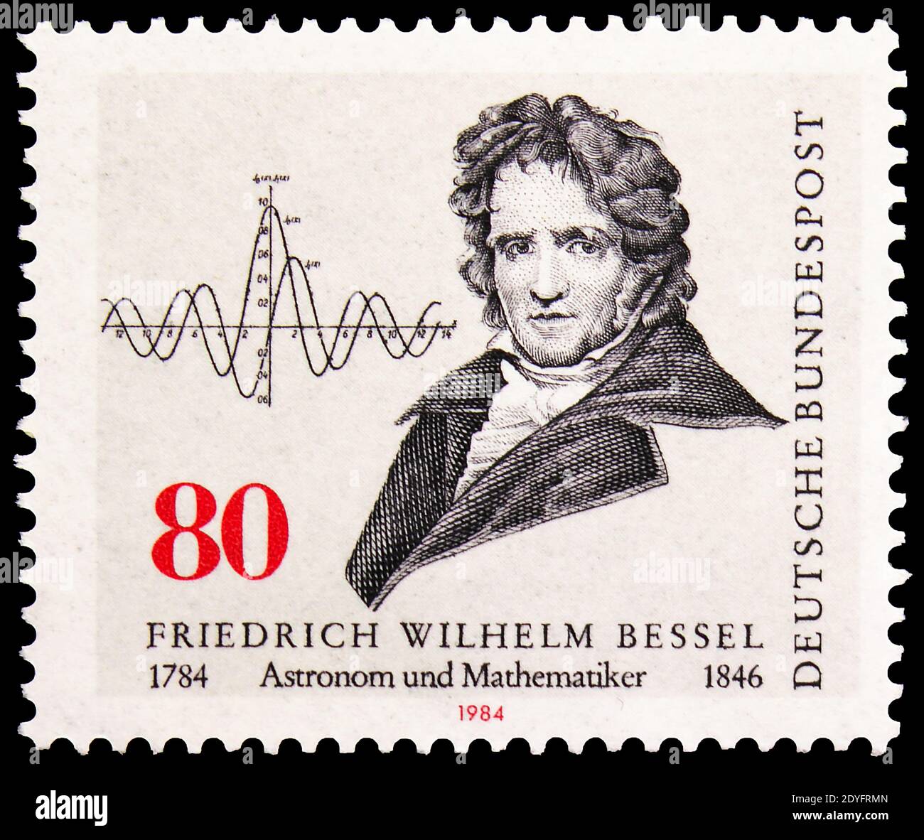 MOSCOW, RUSSIA - JUNE 19, 2019: Postage stamp printed in Germany ...