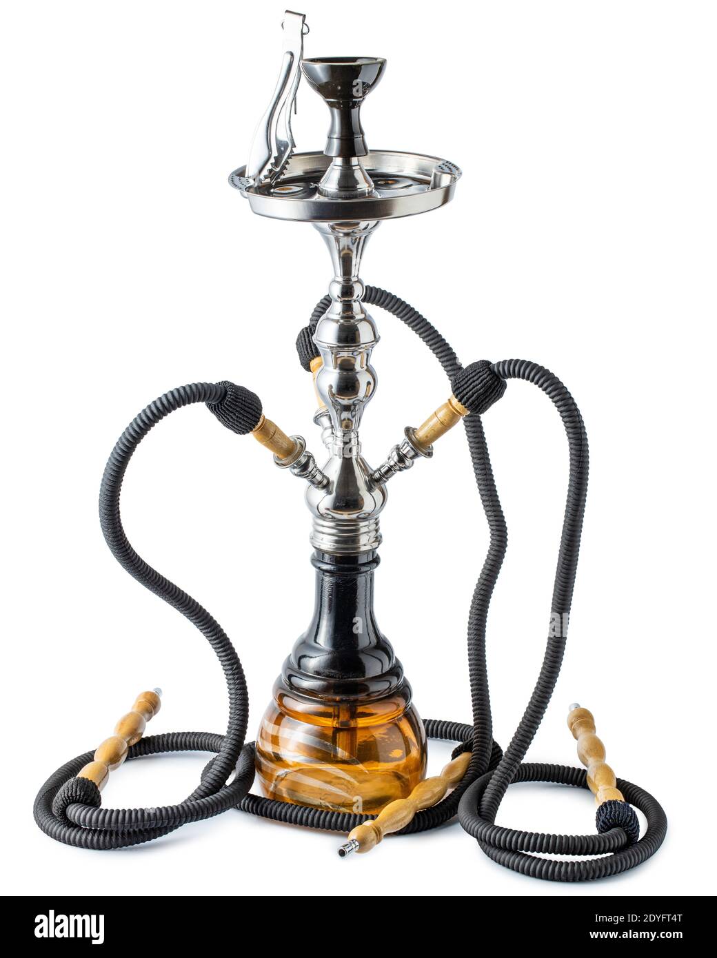 Isolated hookah or water pipe with hose Stock Photo - Alamy