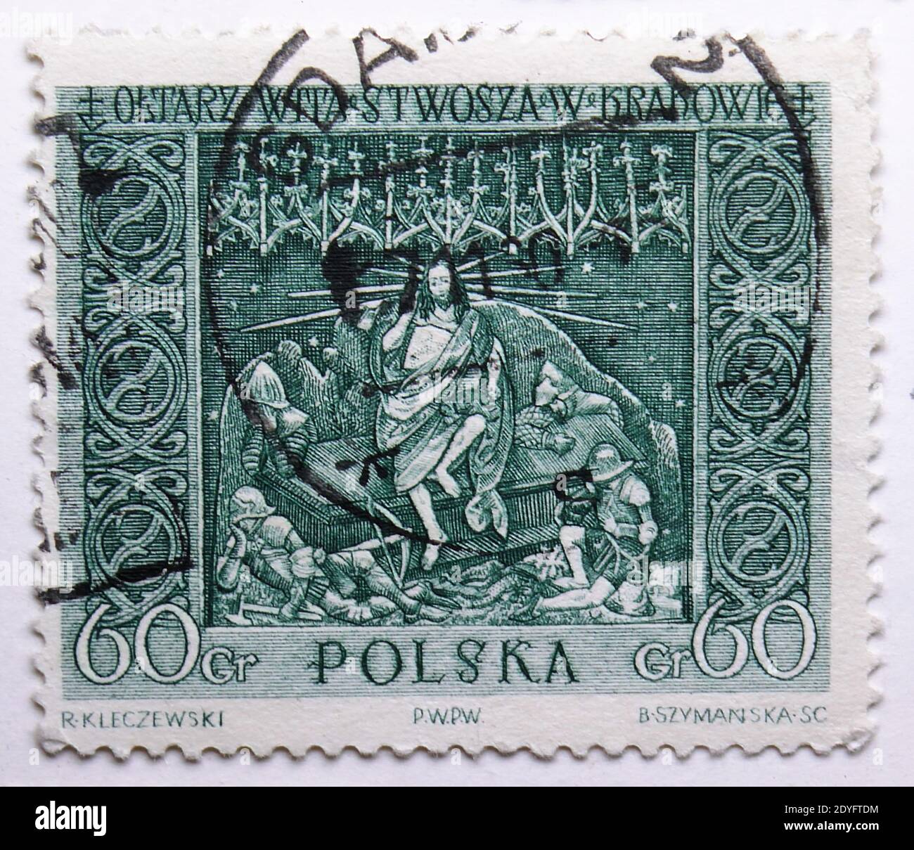 MOSCOW, RUSSIA - JULY 15, 2019: Postage stamp printed in Poland shows ...