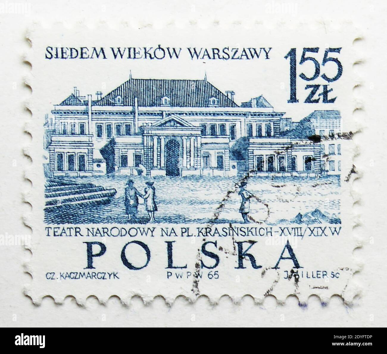 MOSCOW, RUSSIA - JULY 15, 2019: Postage stamp printed in Poland shows ...