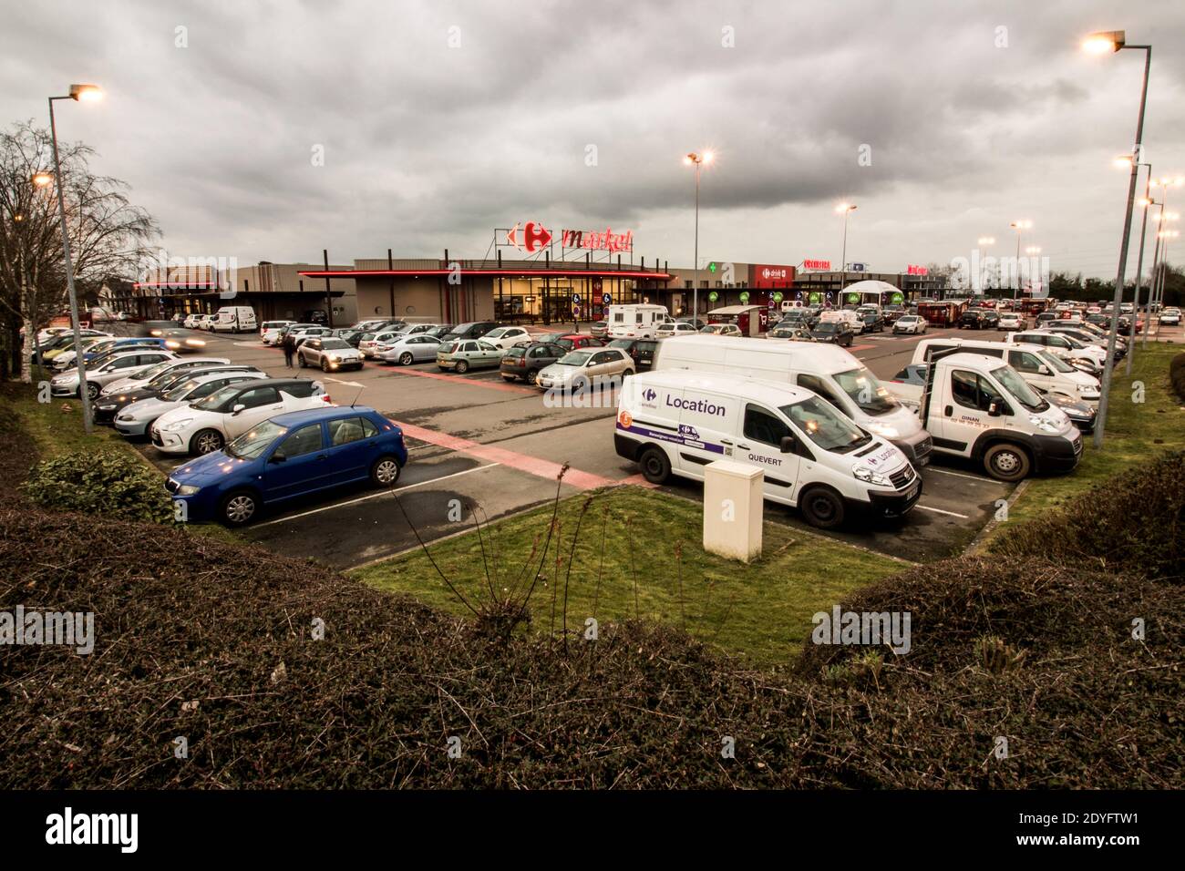 FRA - Shopping center. Shopping center Carrefour Market. FRA - Centre ...