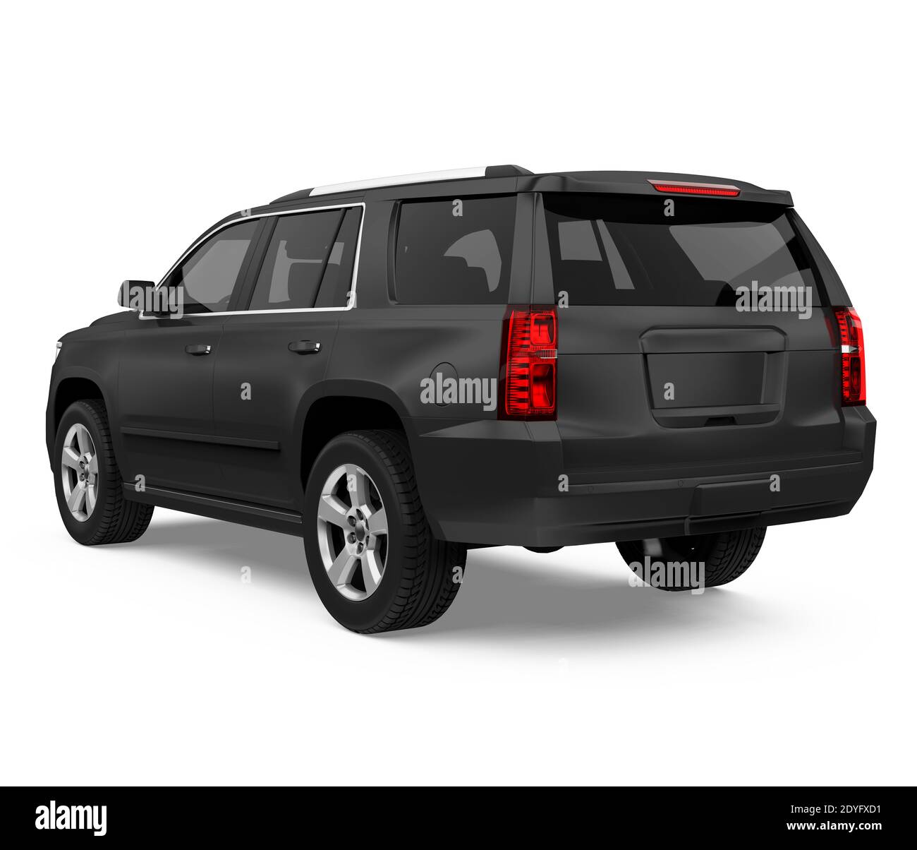 Black SUV Car Isolated Stock Photo - Alamy