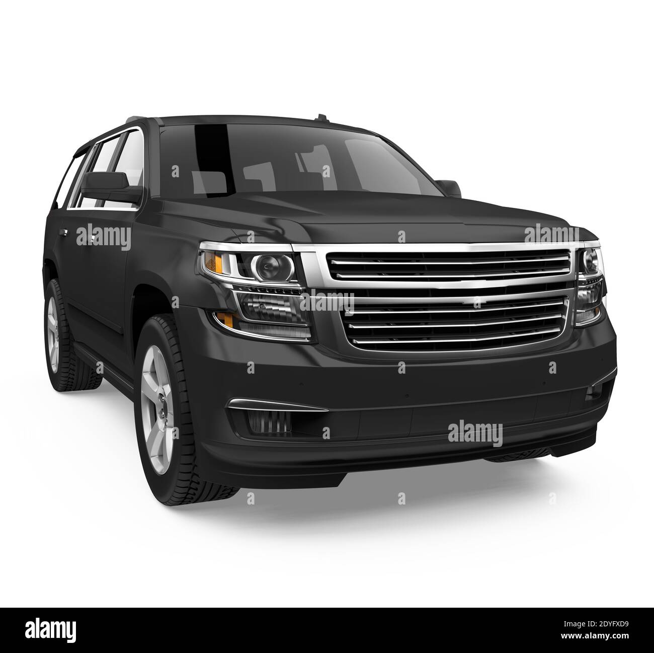 Black SUV Car Isolated Stock Photo - Alamy