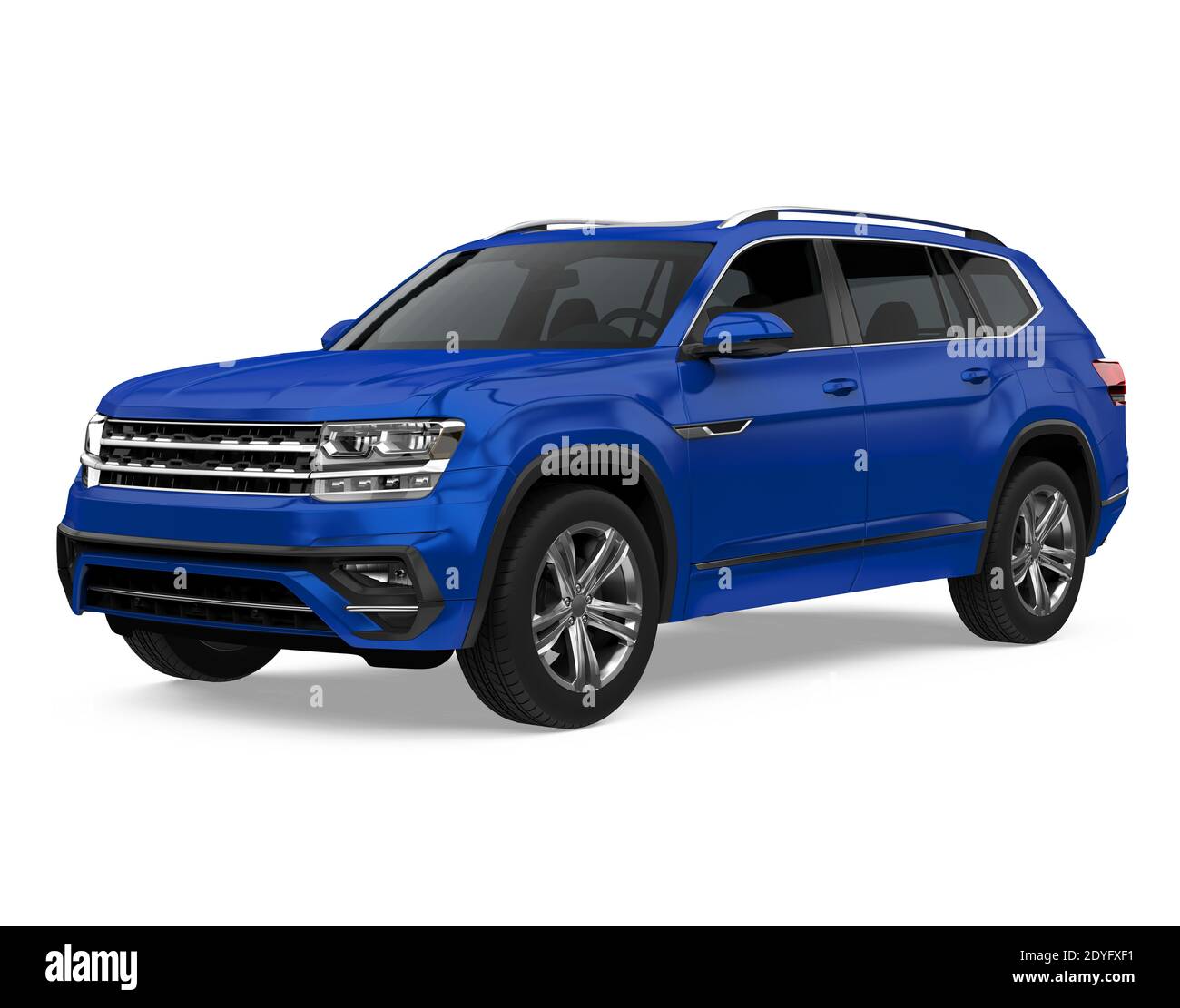 Blue luxury suv car Cut Out Stock Images & Pictures - Alamy