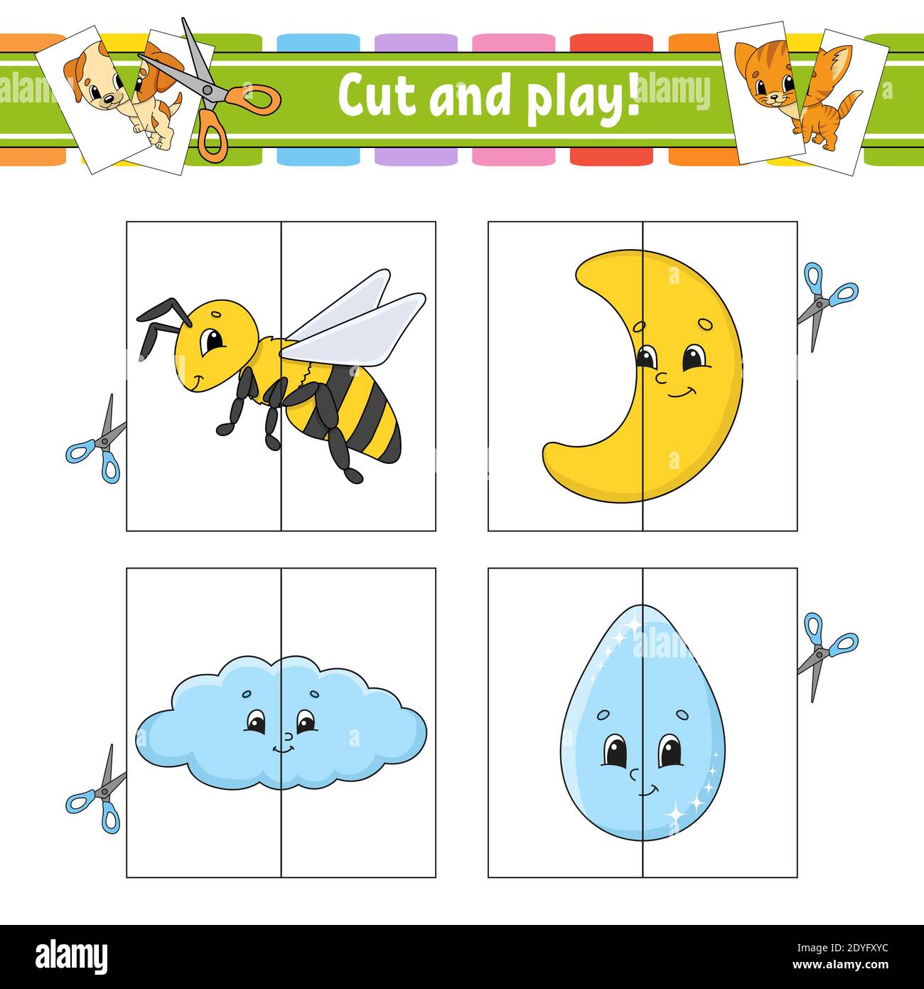 Children water school play Stock Vector Images - Alamy