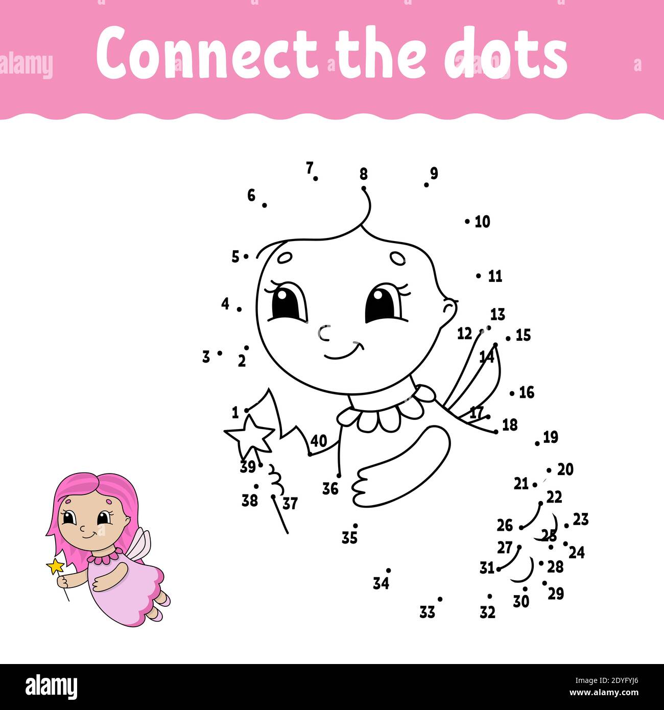 Dot to dot. Draw a line. Handwriting practice. Learning numbers for ...