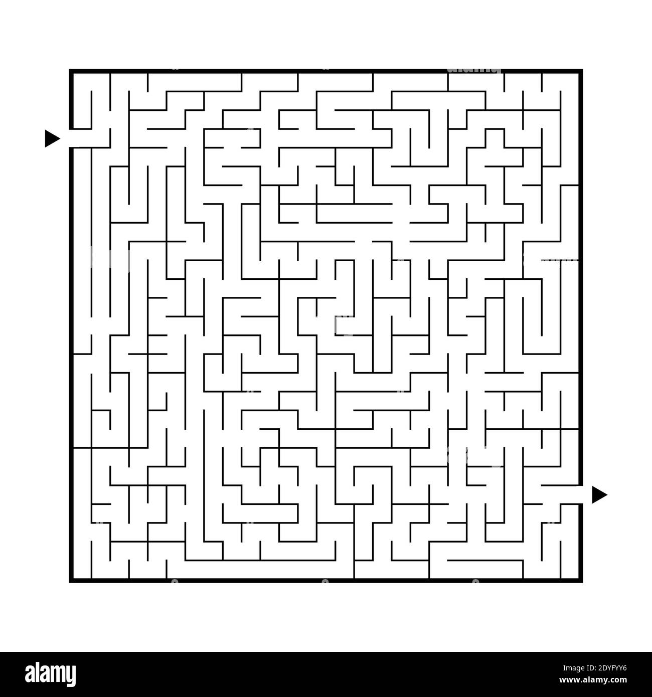 Difficult big maze. Game for kids and adults. Puzzle for children ...