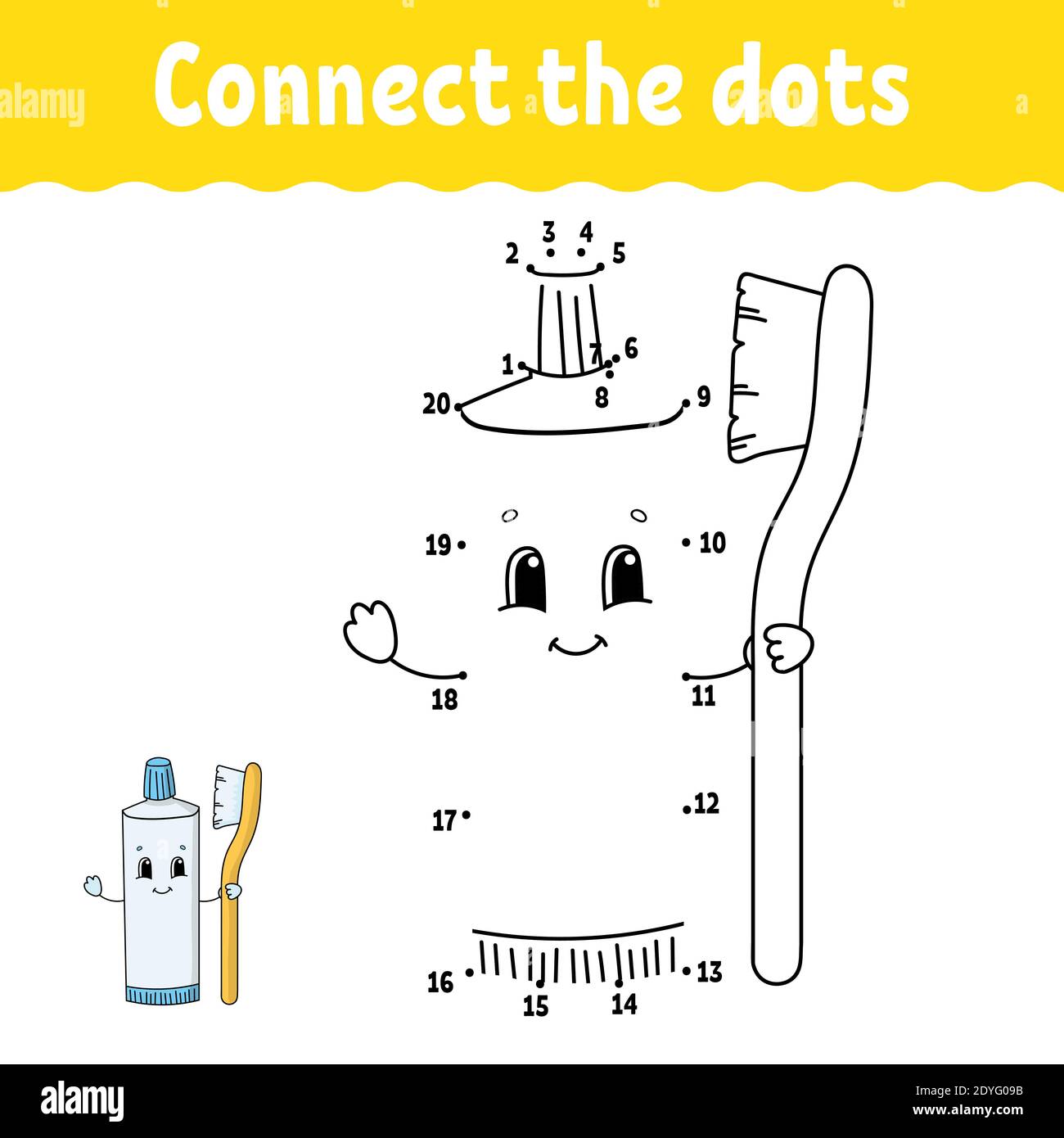 Dot to dot. Draw a line. Handwriting practice. Learning numbers for ...