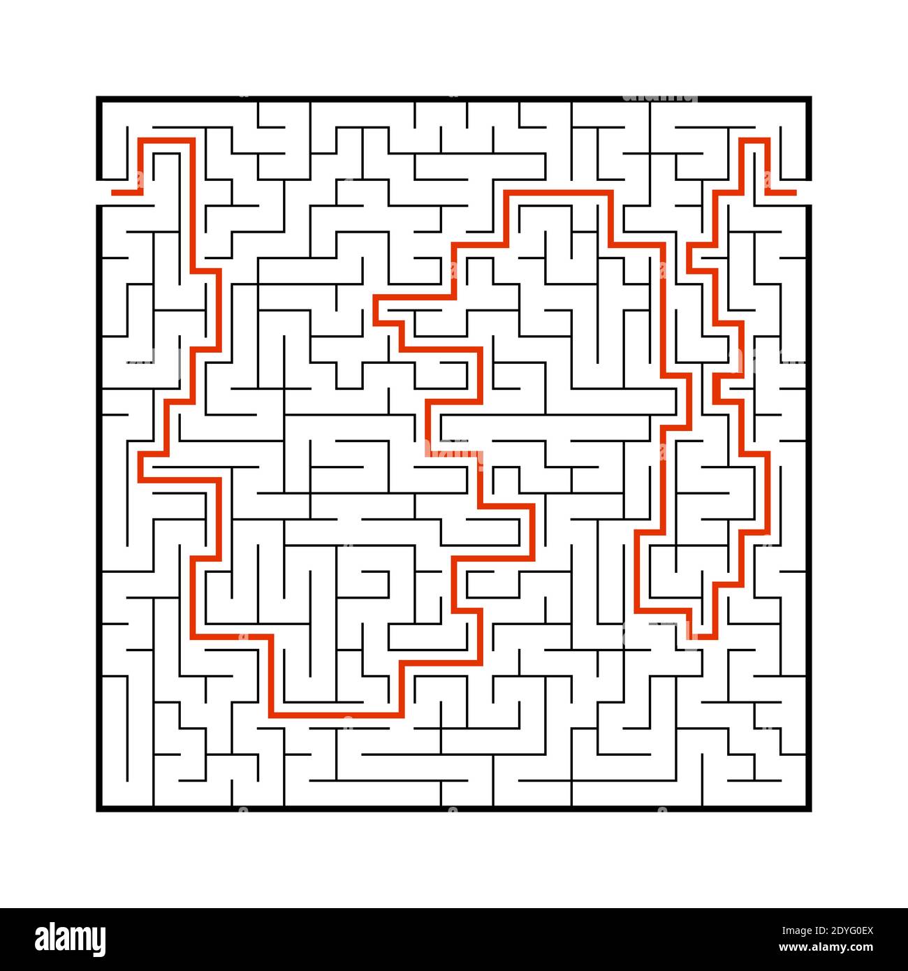 Difficult big maze. Game for kids and adults. Puzzle for children ...