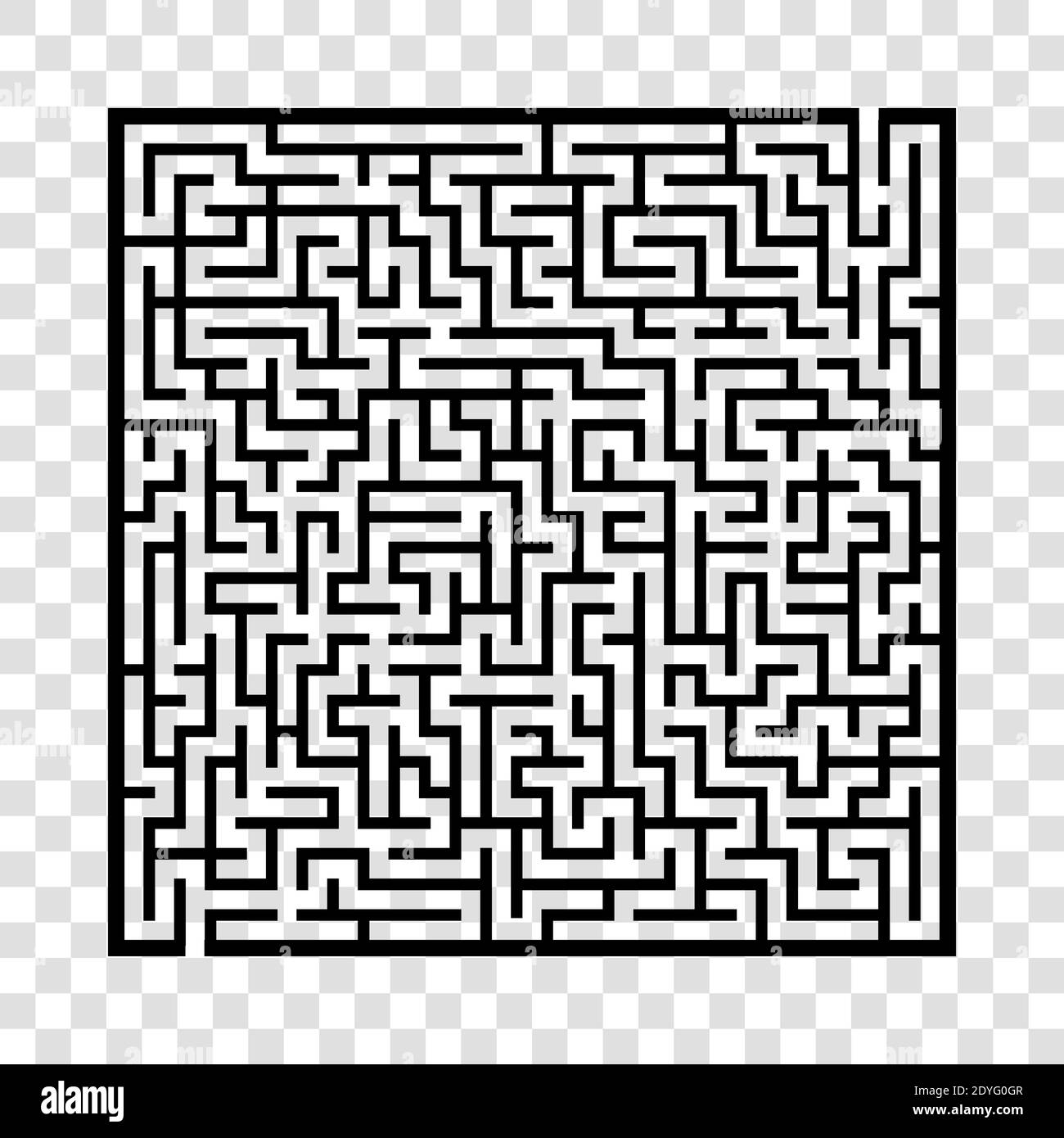 Difficult big maze. Game for kids and adults. Puzzle for children ...