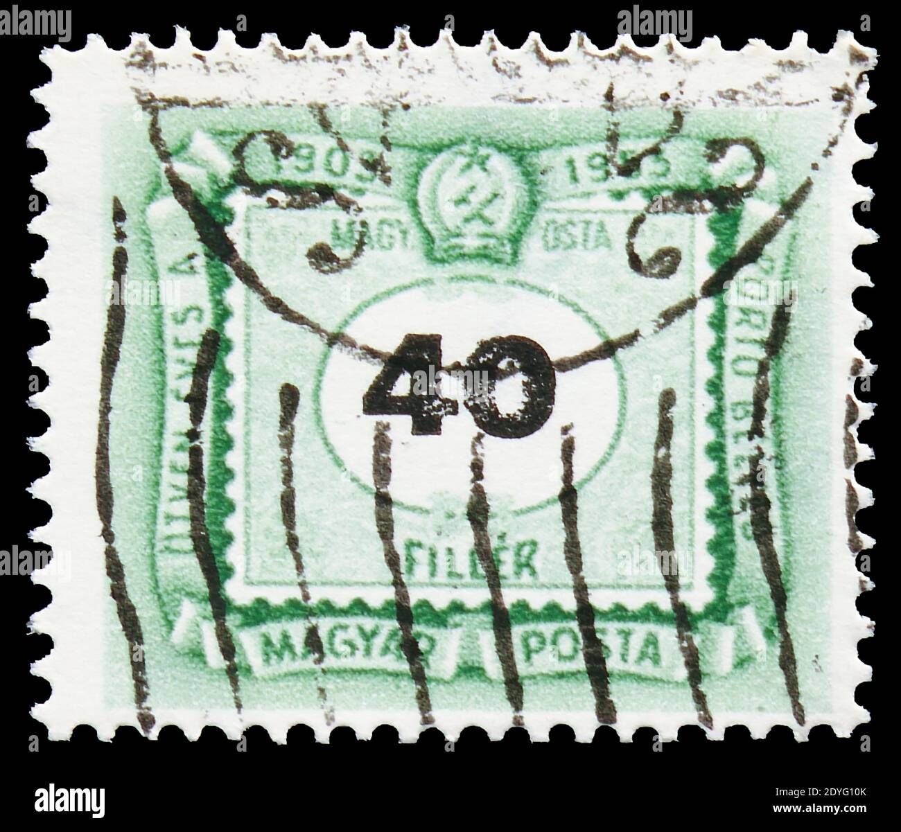 MOSCOW, RUSSIA - JULY 19, 2019: Postage stamp printed in Hungary shows ...