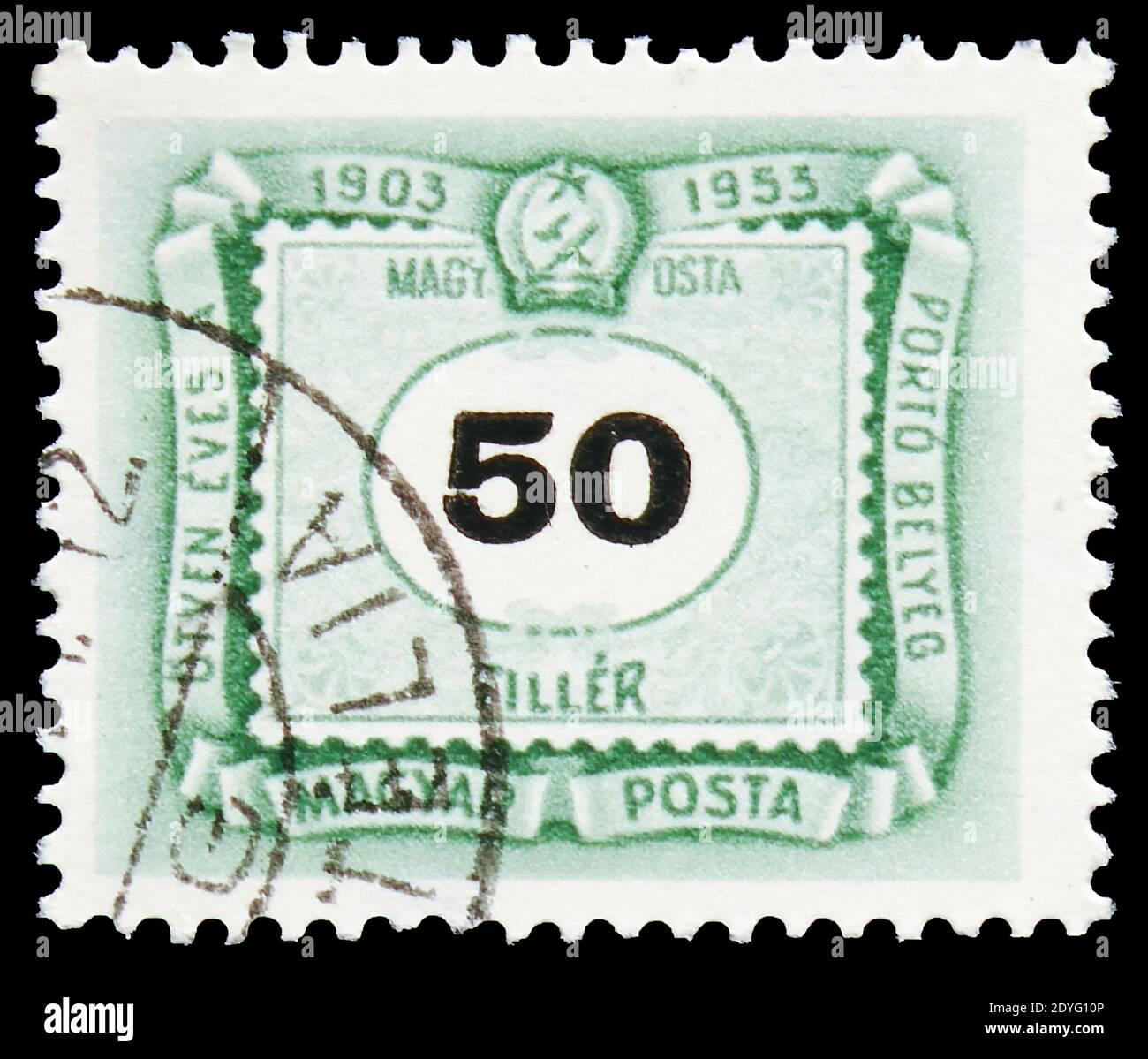 MOSCOW, RUSSIA - JULY 19, 2019: Postage stamp printed in Hungary shows ...