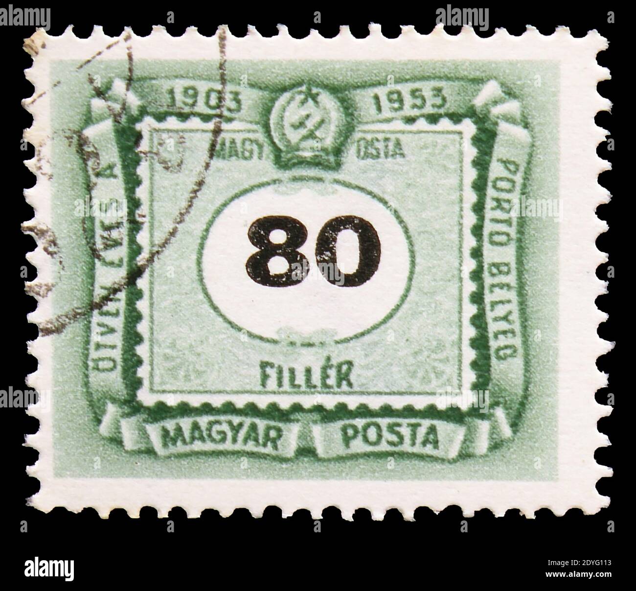 MOSCOW, RUSSIA - JULY 19, 2019: Postage stamp printed in Hungary shows ...