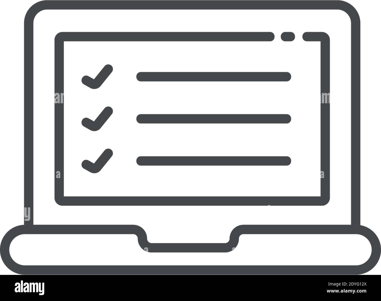 laptop vector icon modern simple vector illustration Stock Vector Image ...