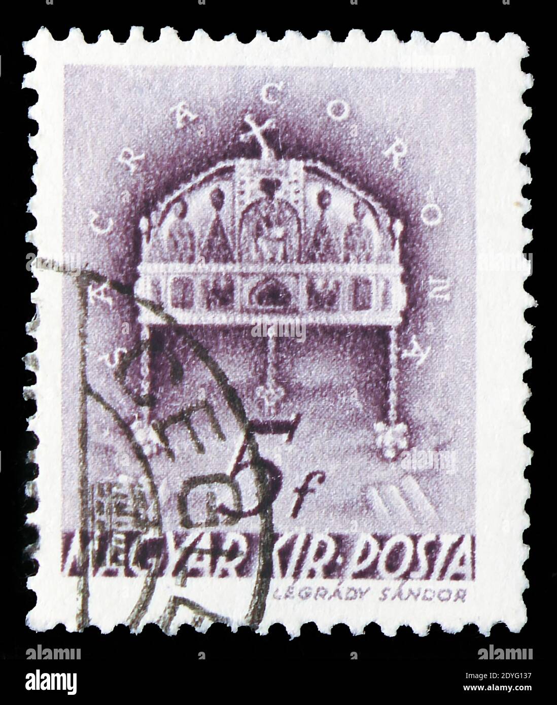 MOSCOW, RUSSIA - JULY 19, 2019: Postage stamp printed in Hungary shows ...