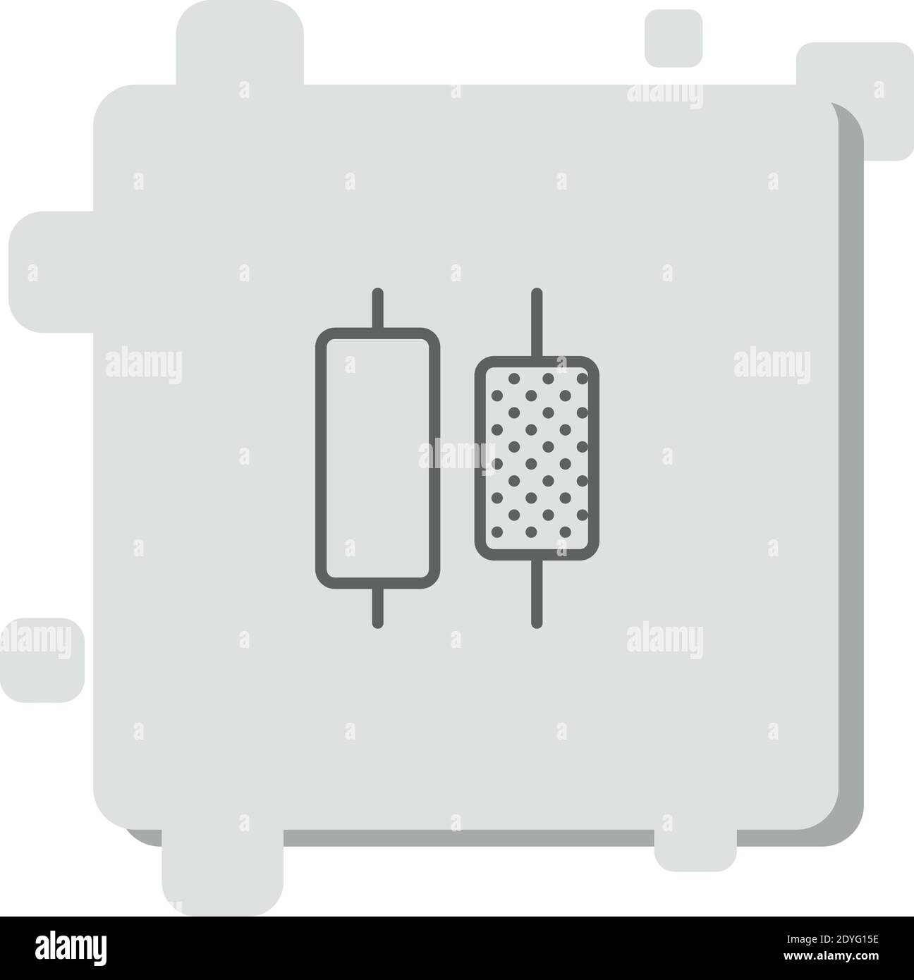 vertical alignment vector icon modern simple vector illustration Stock ...