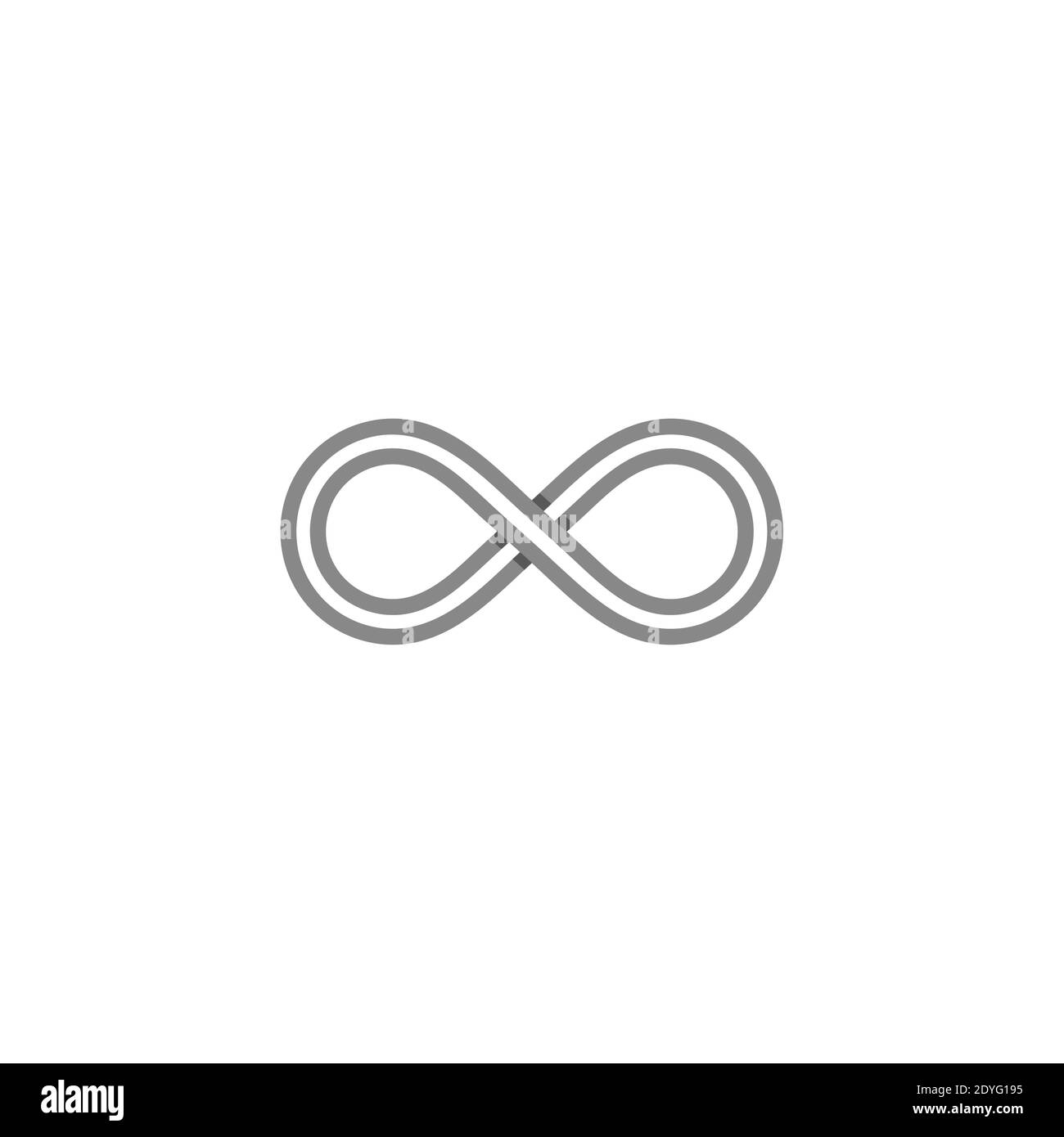 stripes infinity shadow line colorful design symbol vector Stock Vector ...