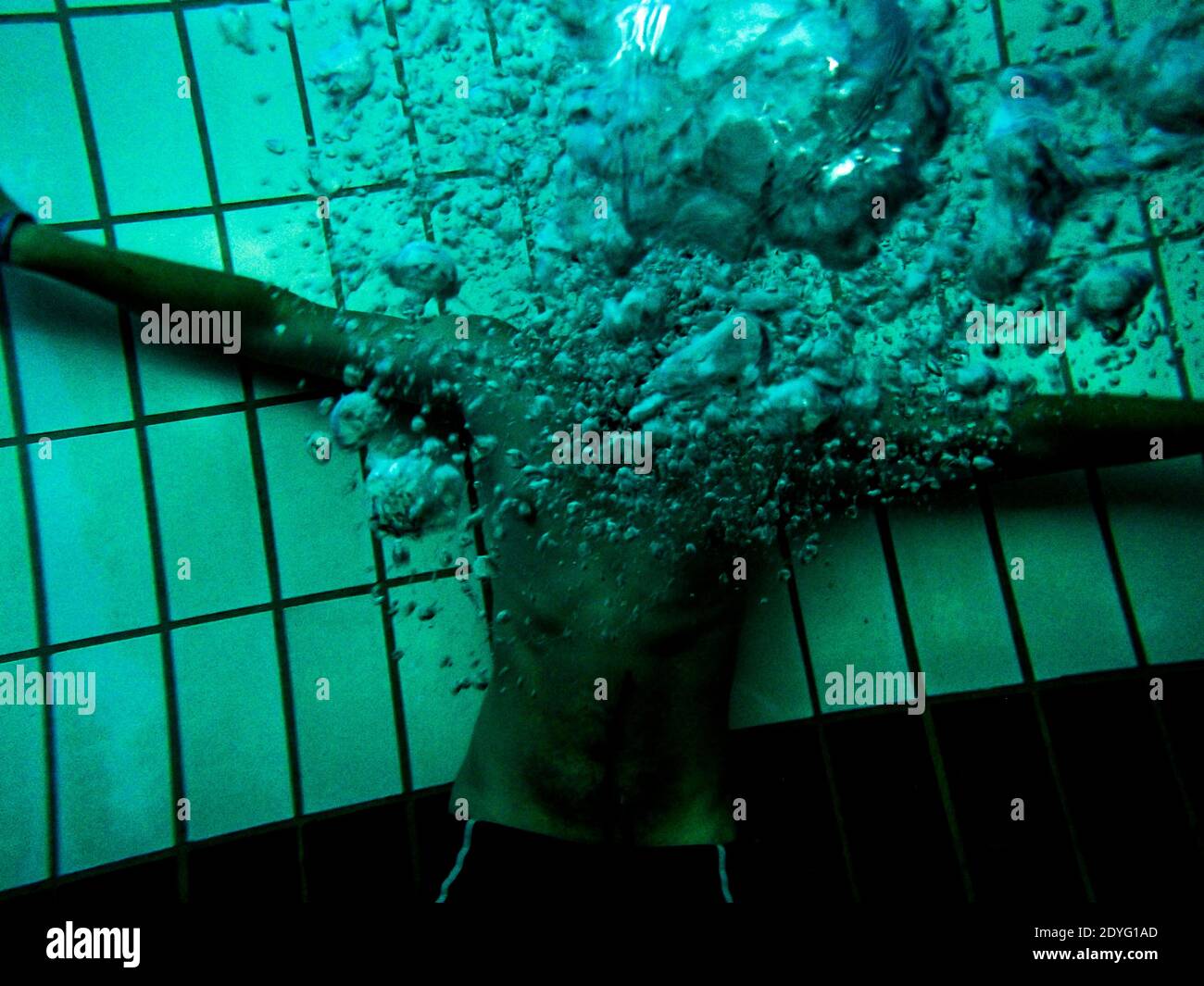 FRA - IN THE SWIMMING POOL. Scene of life at the swimming pool of ...