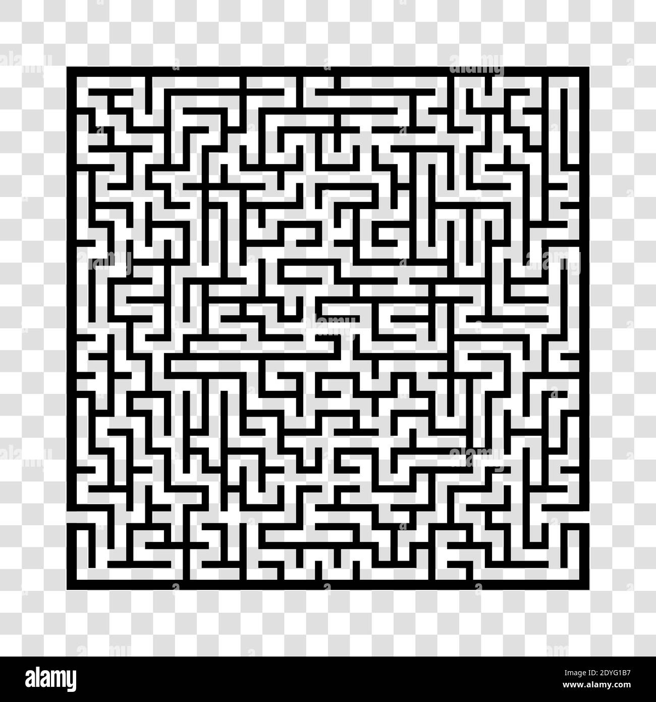 Difficult big maze. Game for kids and adults. Puzzle for children ...