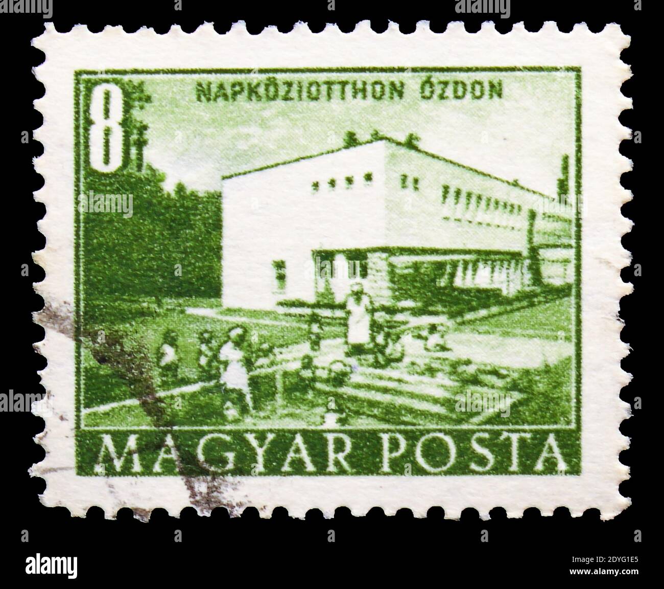 MOSCOW, RUSSIA - JULY 19, 2019: Postage stamp printed in Hungary shows ...