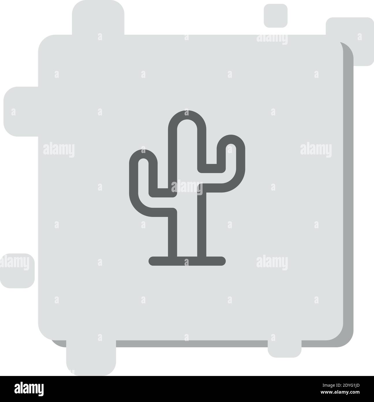 cactus vector icon modern simple vector illustration Stock Vector Image ...