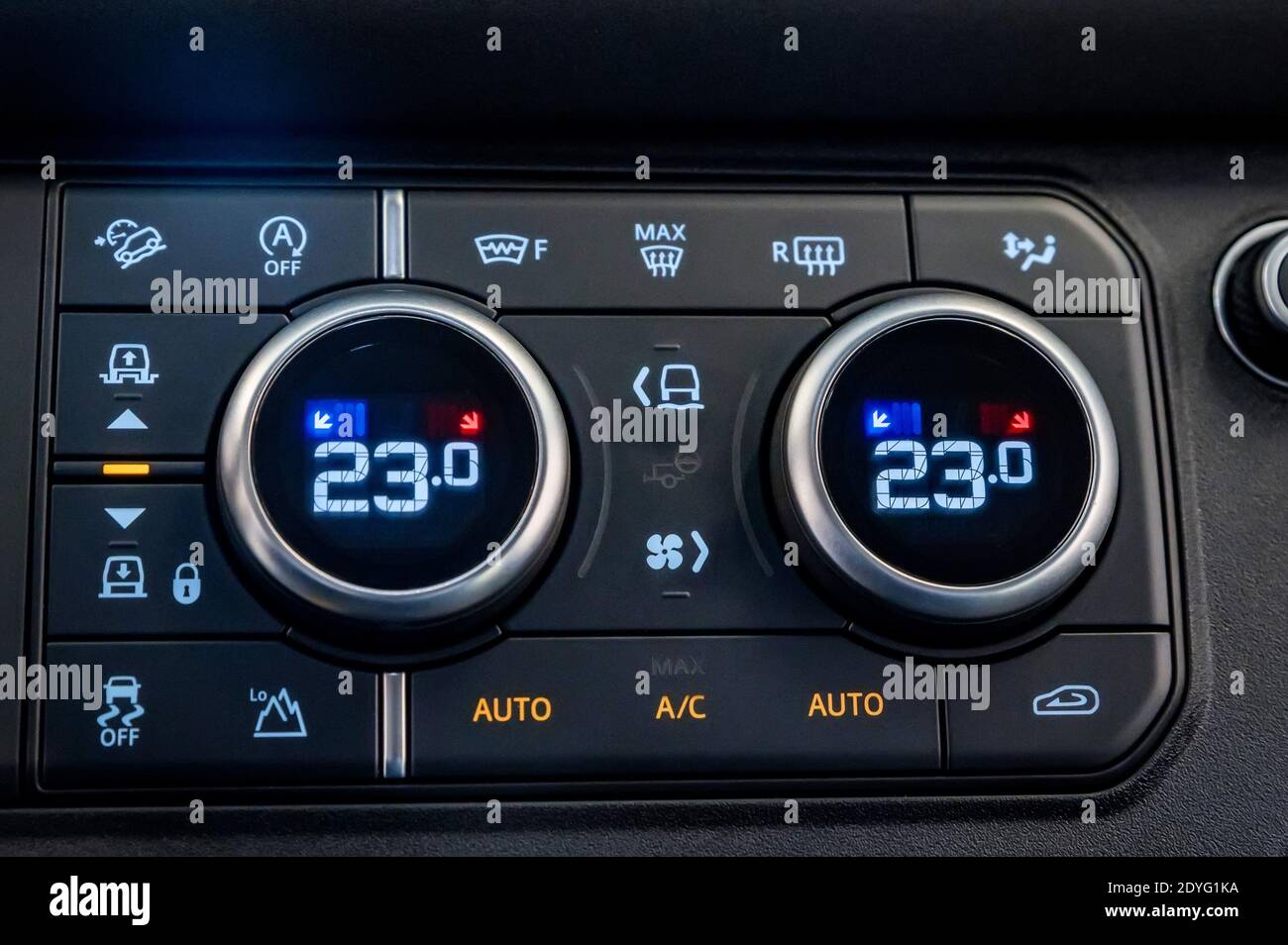 ROSTOV-ON-DON, RUSSIA - 7 DECEMBER 2020: Land Rover Defender central ...