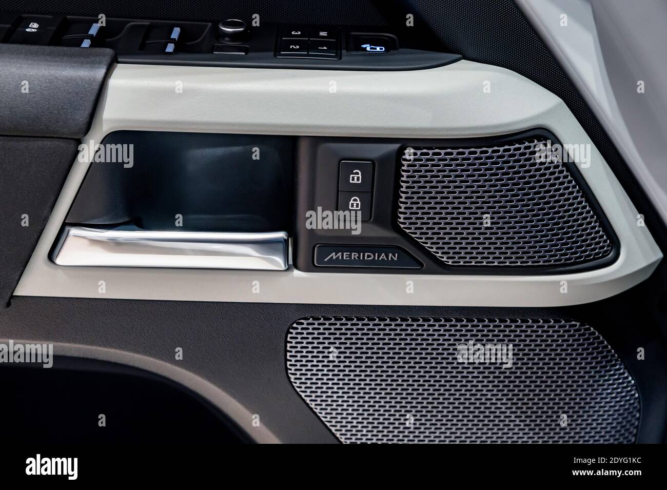 ROSTOV-ON-DON, RUSSIA - 7 DECEMBER 2020: Land Rover Defender control ...