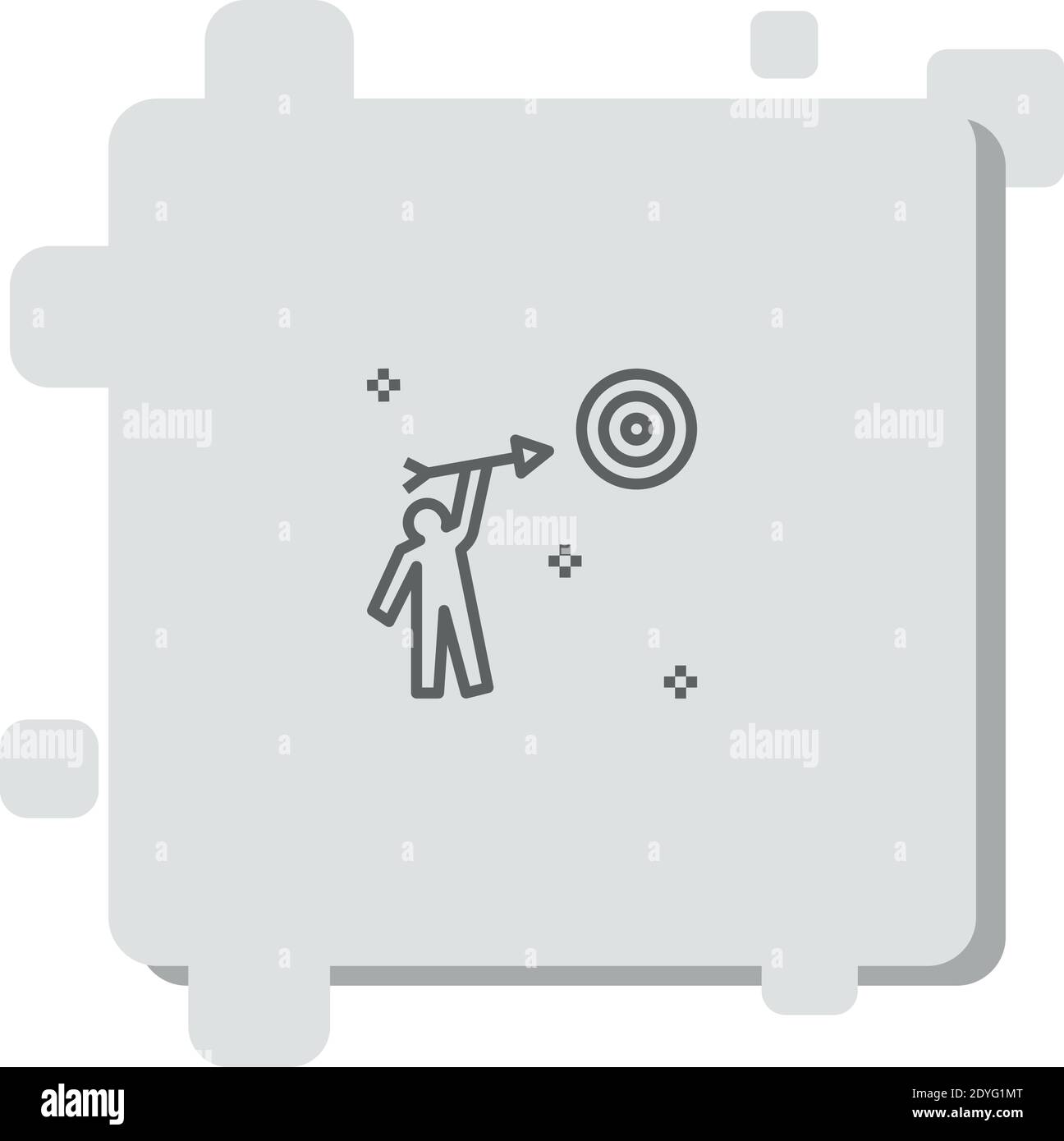 purpose vector icon modern simple vector illustration Stock Vector ...