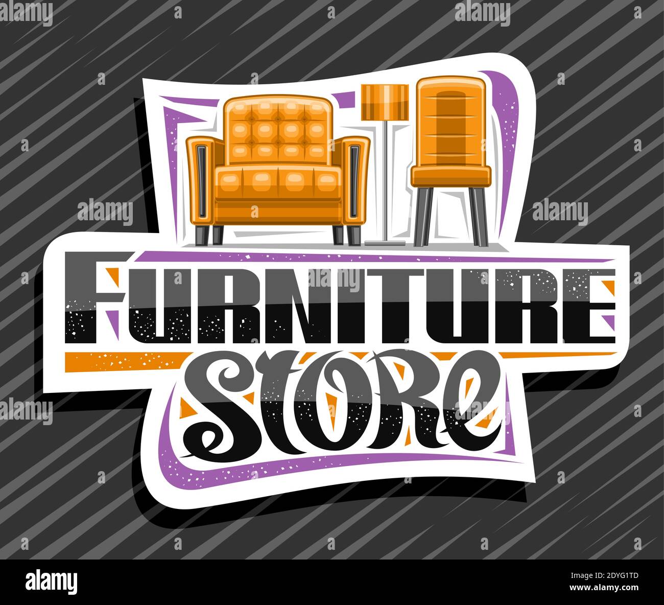 Retail interior contemporary Stock Vector Images - Alamy