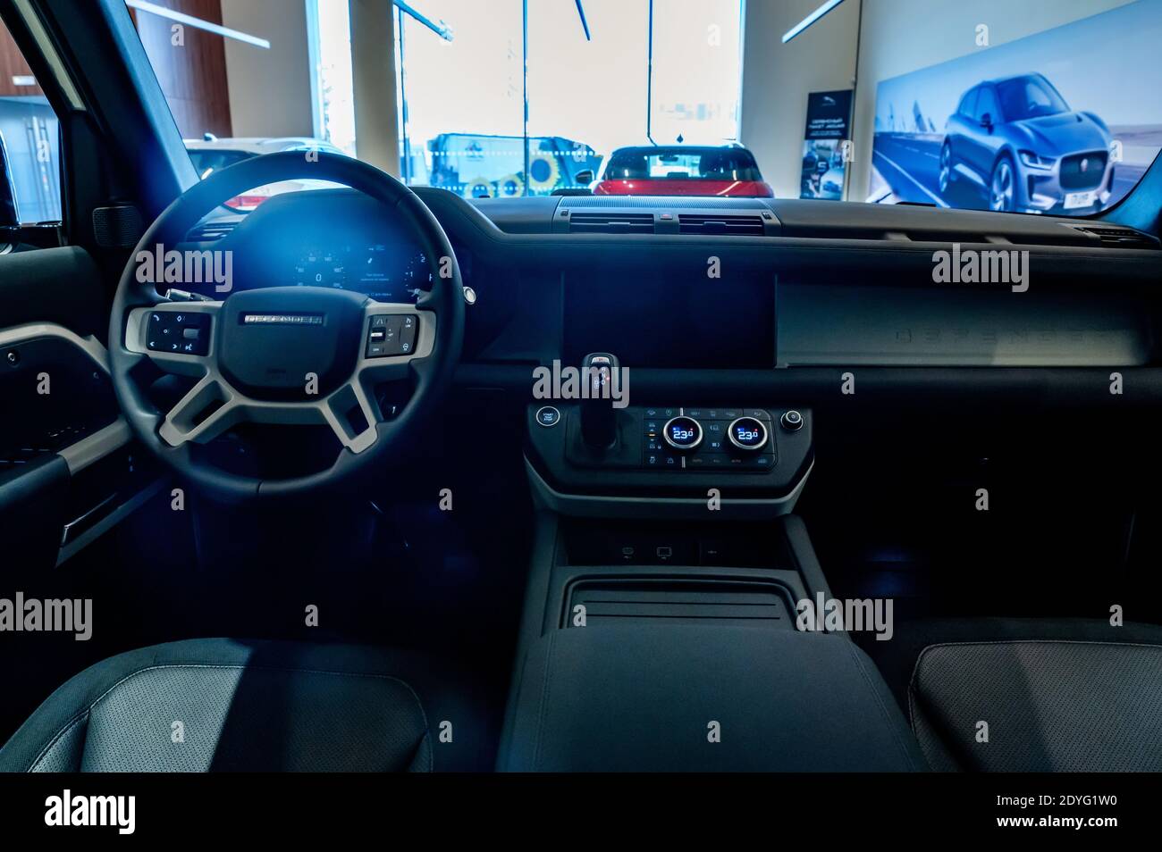 ROSTOV-ON-DON, RUSSIA - 7 DECEMBER 2020: Land Rover Defender, new ...