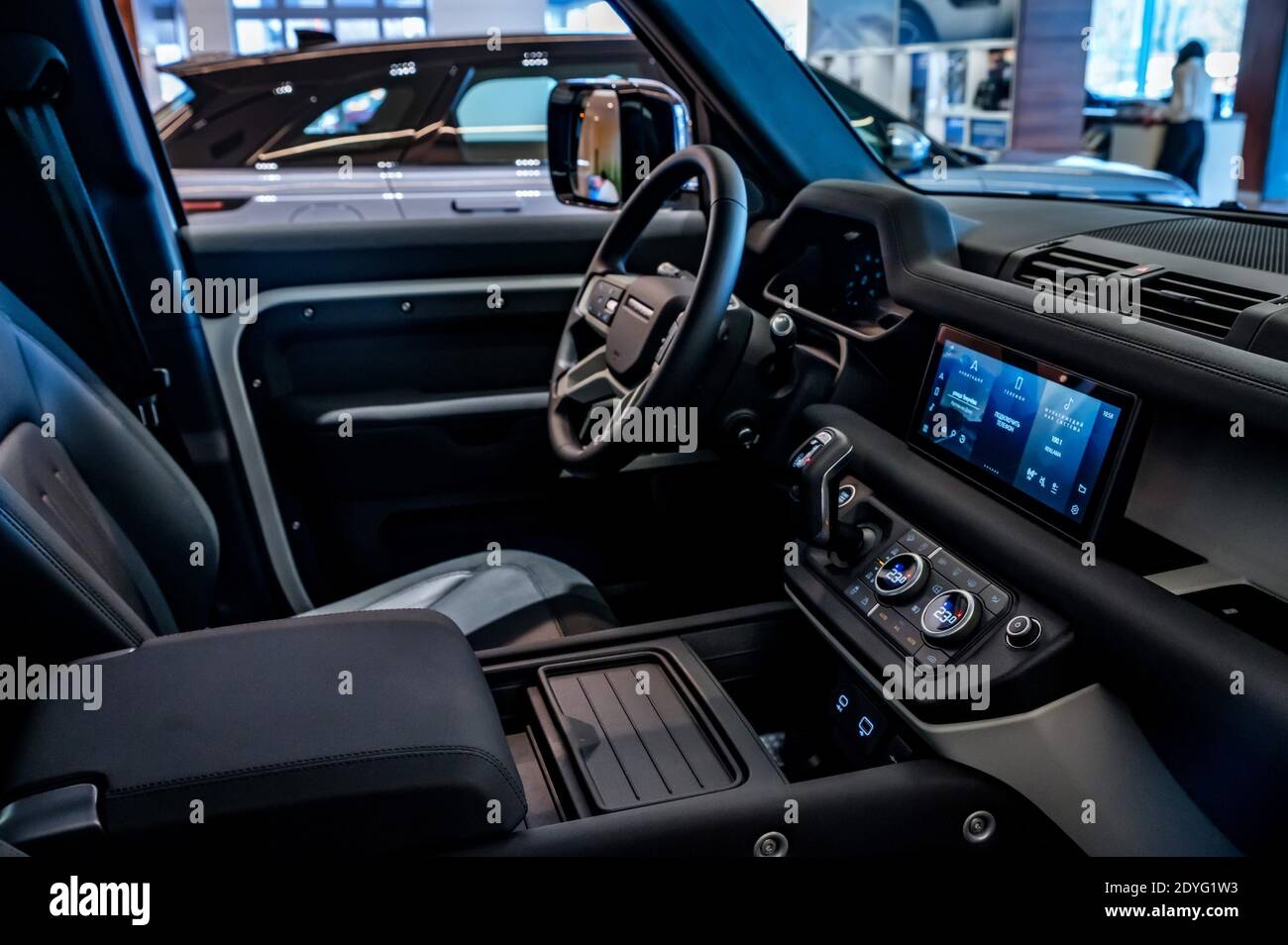 ROSTOV-ON-DON, RUSSIA - 7 DECEMBER 2020: Land Rover Defender, new ...