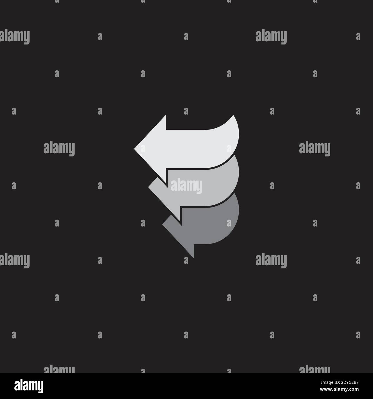 fast arrows process symbol geometric vector Stock Vector Image & Art ...