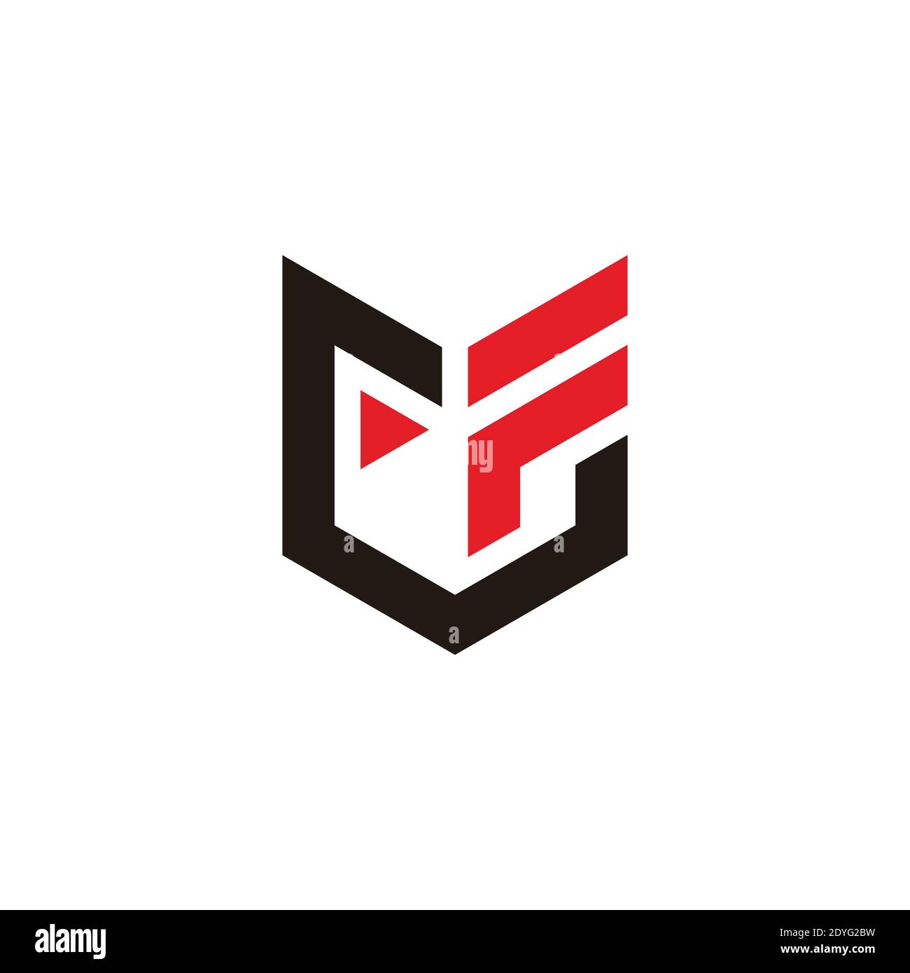 Letter c c f building Stock Vector Images - Alamy