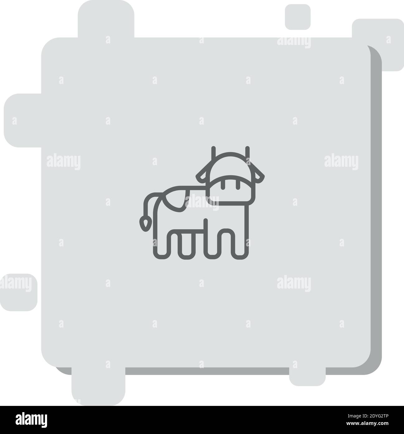 cow vector icon modern simple vector illustration Stock Vector Image ...
