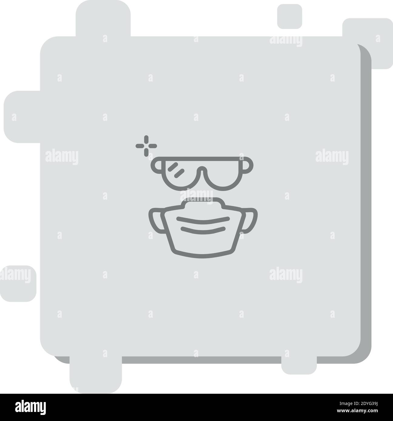 mask vector icon modern simple vector illustration Stock Vector Image ...