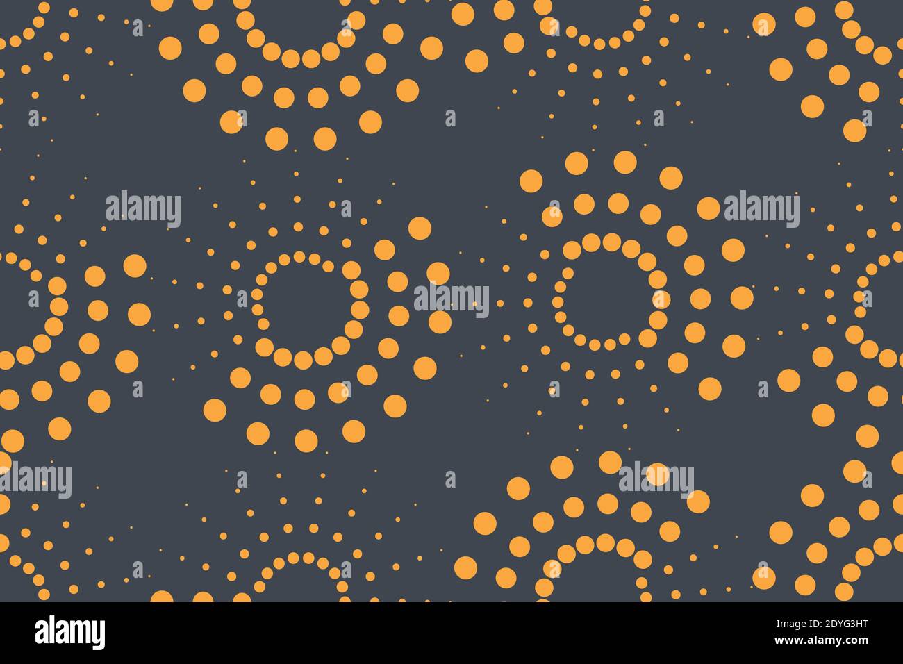Seamless, abstract background pattern made with circle shapes in sun ...