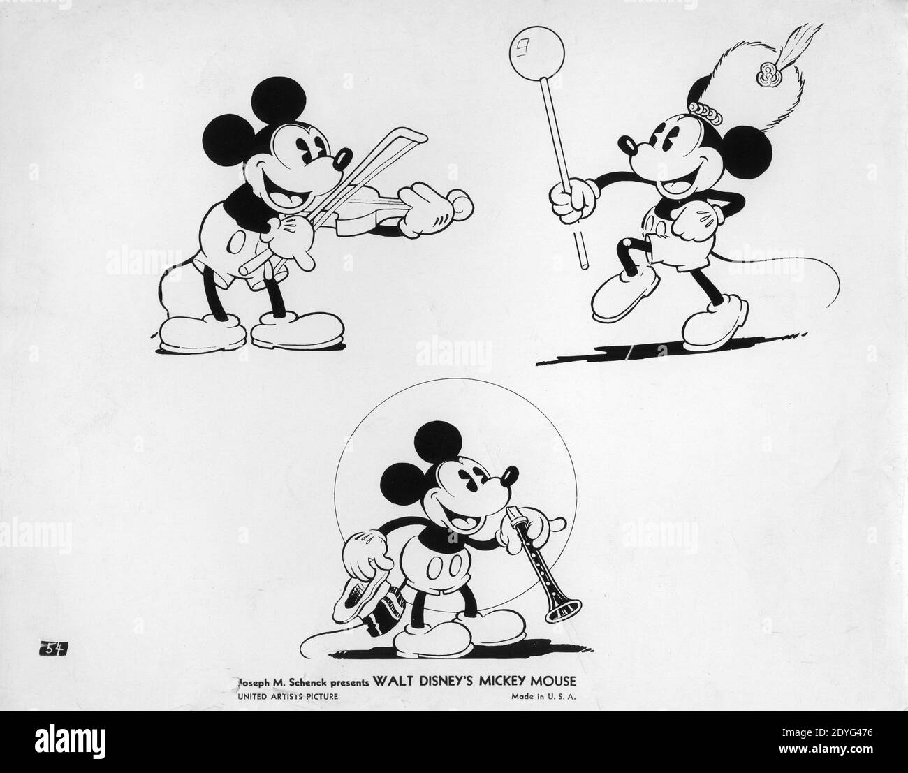 Walt disney and mickey mouse Black and White Stock Photos & Images - Alamy