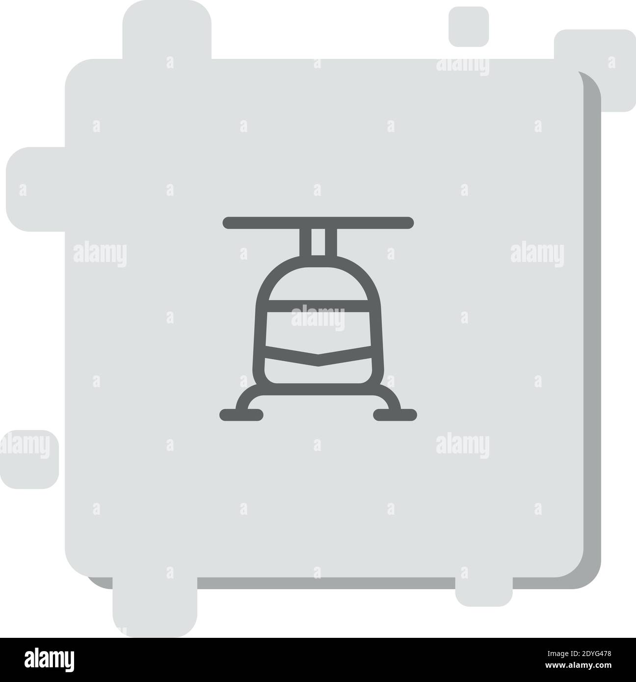 helicopter vector icon modern simple vector illustration Stock Vector ...