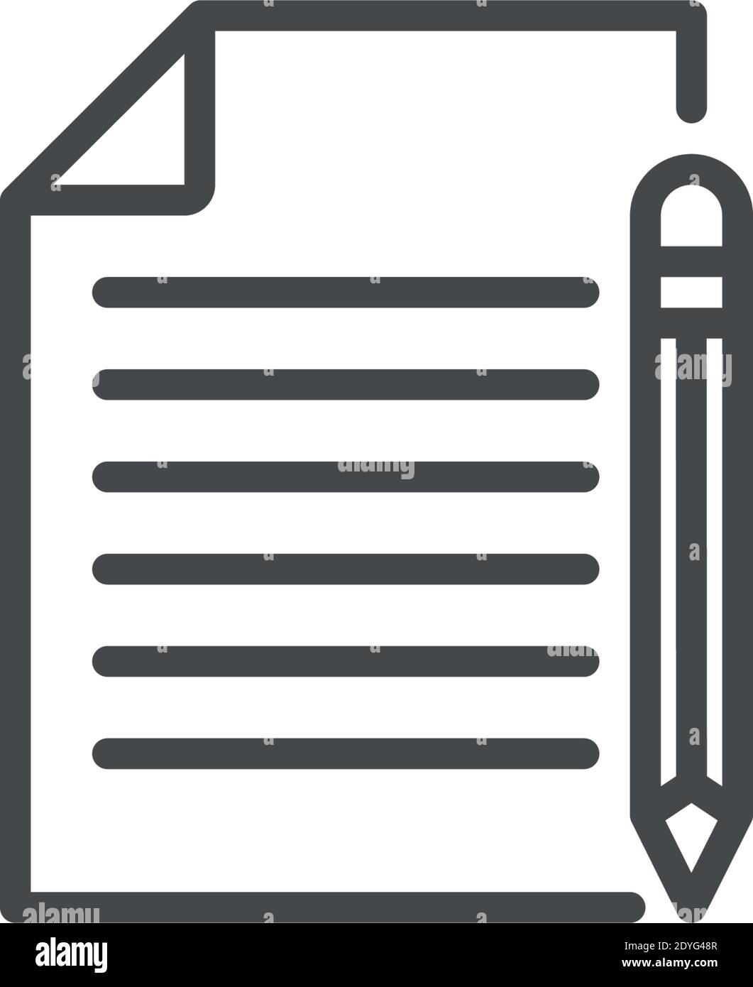 write vector icon modern simple vector illustration Stock Vector Image ...