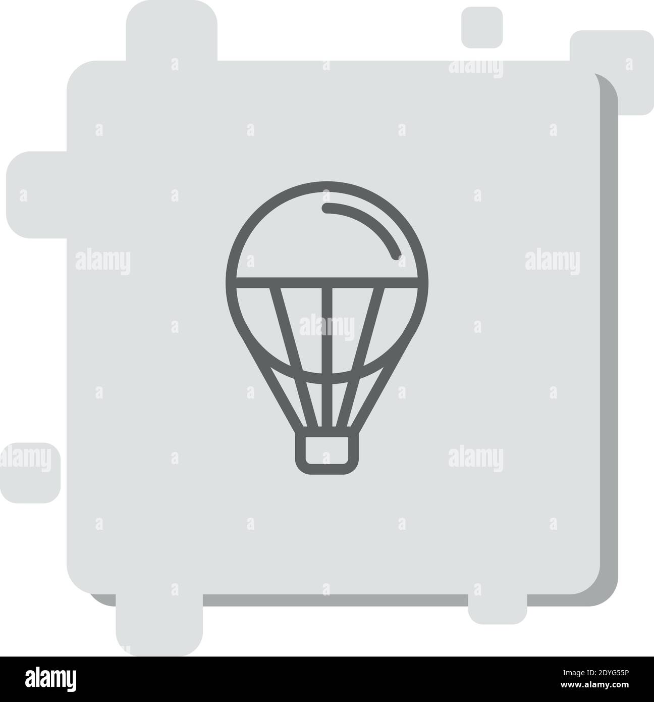 balloon flying vector icon modern simple vector illustration Stock ...