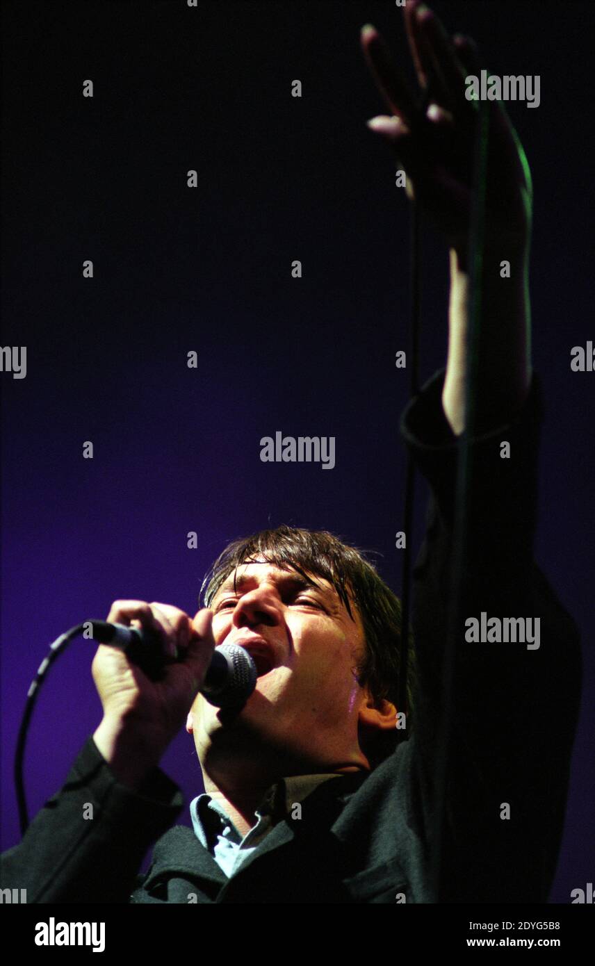 The Beautiful South in concert at Wembley Arena in London, UK. 23 ...