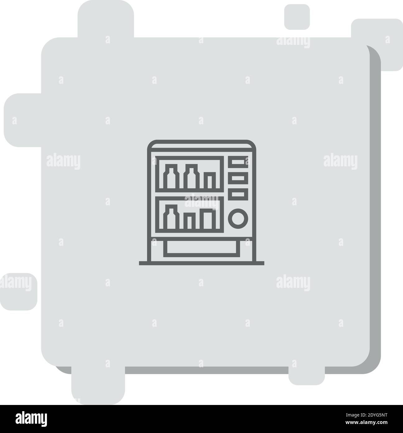 vending machine vector icon modern simple vector illustration Stock ...