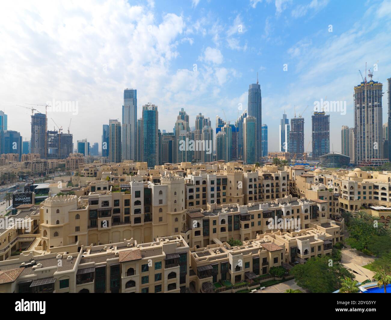 Downtown Dubai, Burj Dubai, Burj Khalifa area in UAE Stock Photo - Alamy