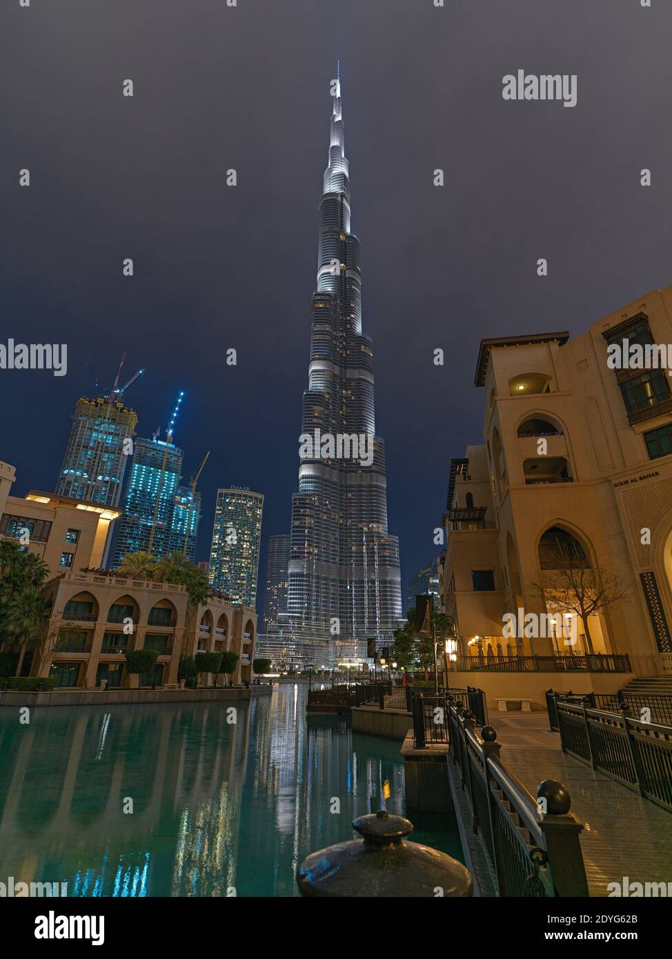 Downtown Dubai, Burj Dubai, Burj Khalifa area in UAE Stock Photo - Alamy