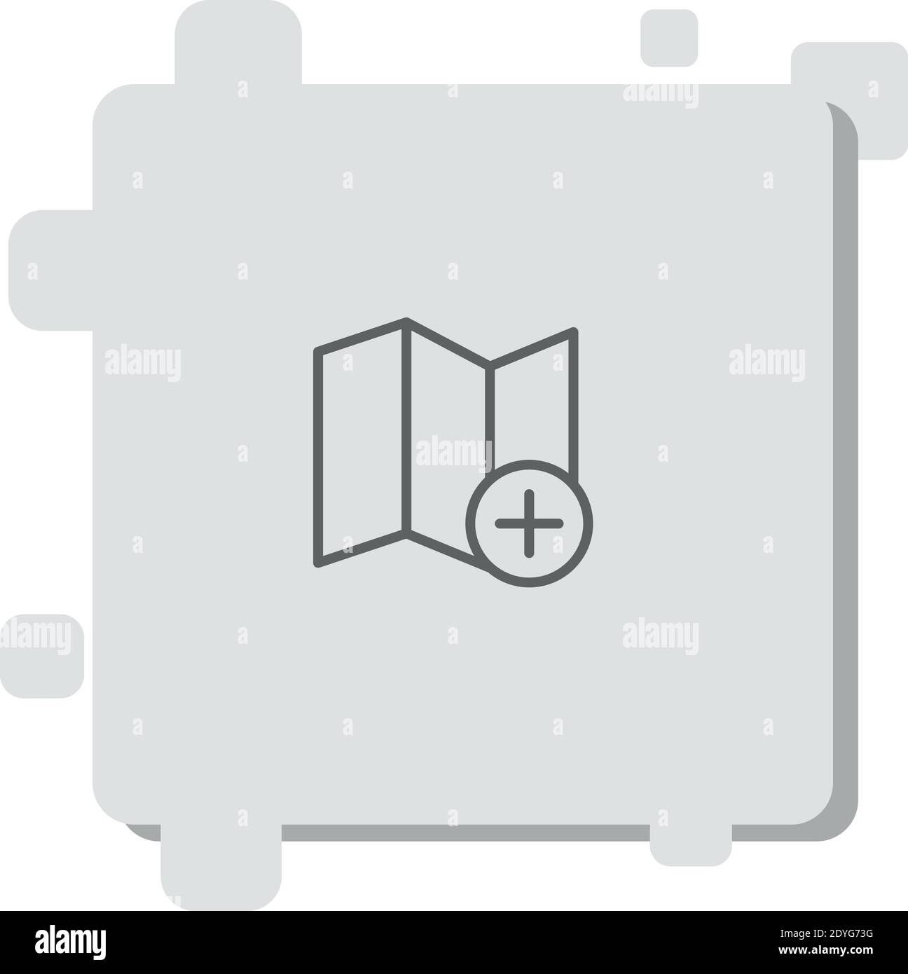 map vector icon modern simple vector illustration Stock Vector Image ...