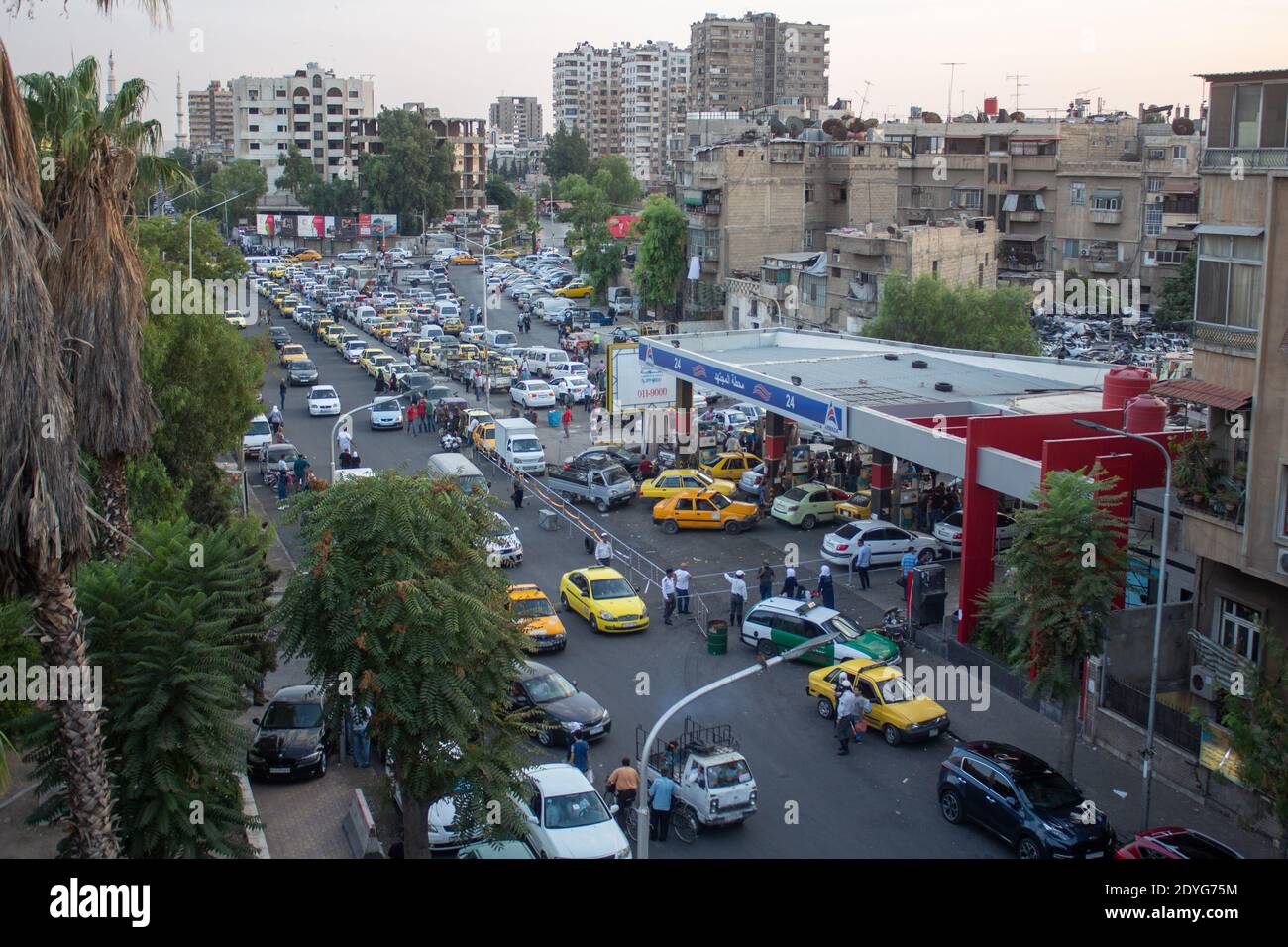 Damascus aerial hi-res stock photography and images - Alamy